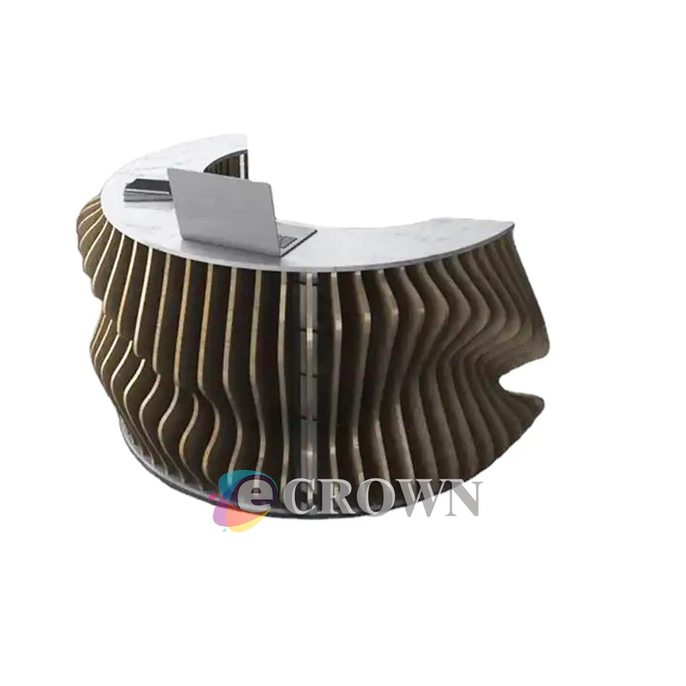 Modern cashier desk design reception cabinets register table Chosolate ...