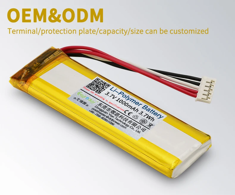 1368130 3.7V 10000mah Lipo Battery for Electric Car Power