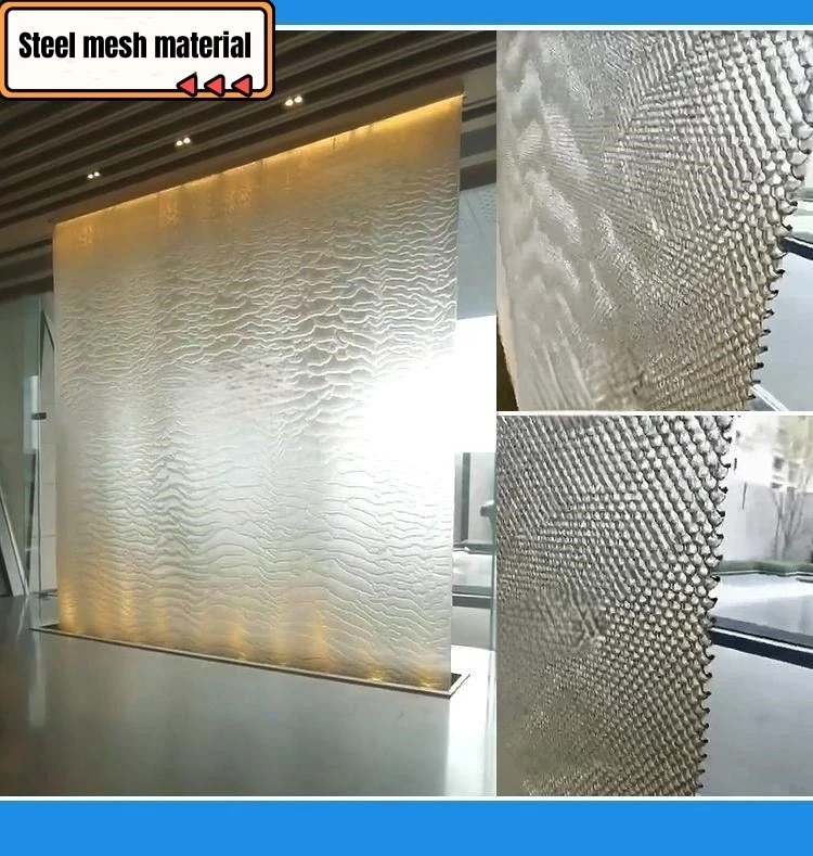 Custom Mesh Water Wall Waterfall Curtain - Huge Indoor Feature