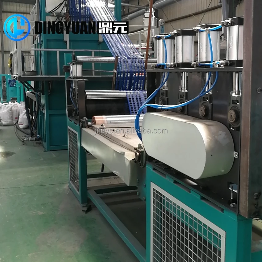 Plastic Bury Warning Mesh Safety Barrier Net Making Machine - Buy ...