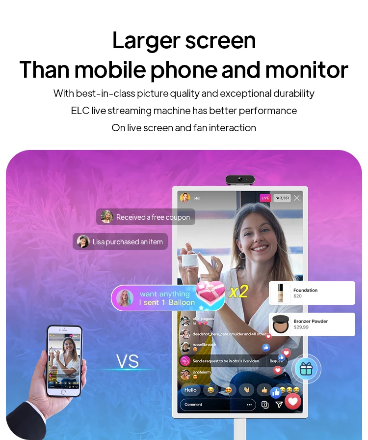 Professional 24 Inch 8 Core Bigger Screen Wifi 6 Rotate Incell Hd ...