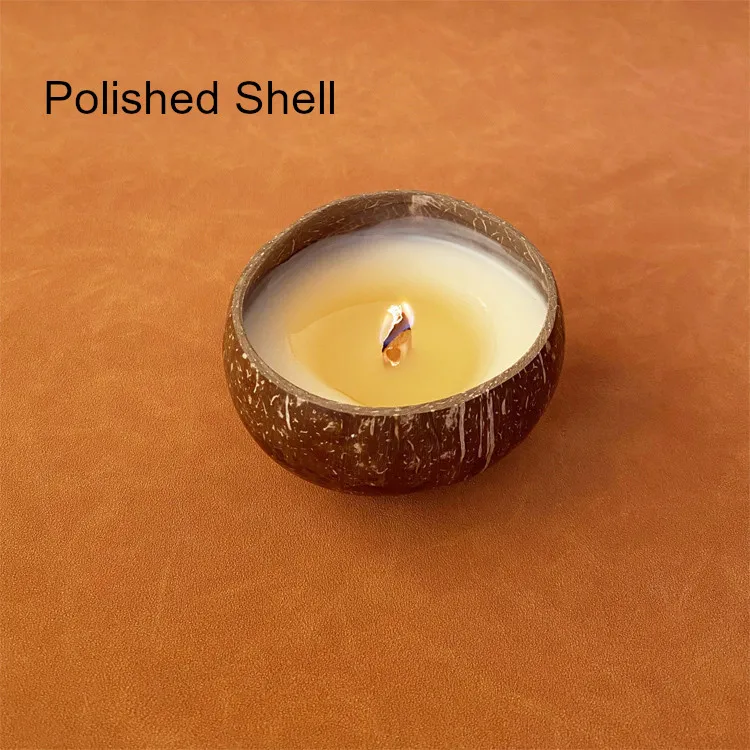 Wholesale Coconut Shells Scented Candle Jar Empty Candle Jars Wholesale ...