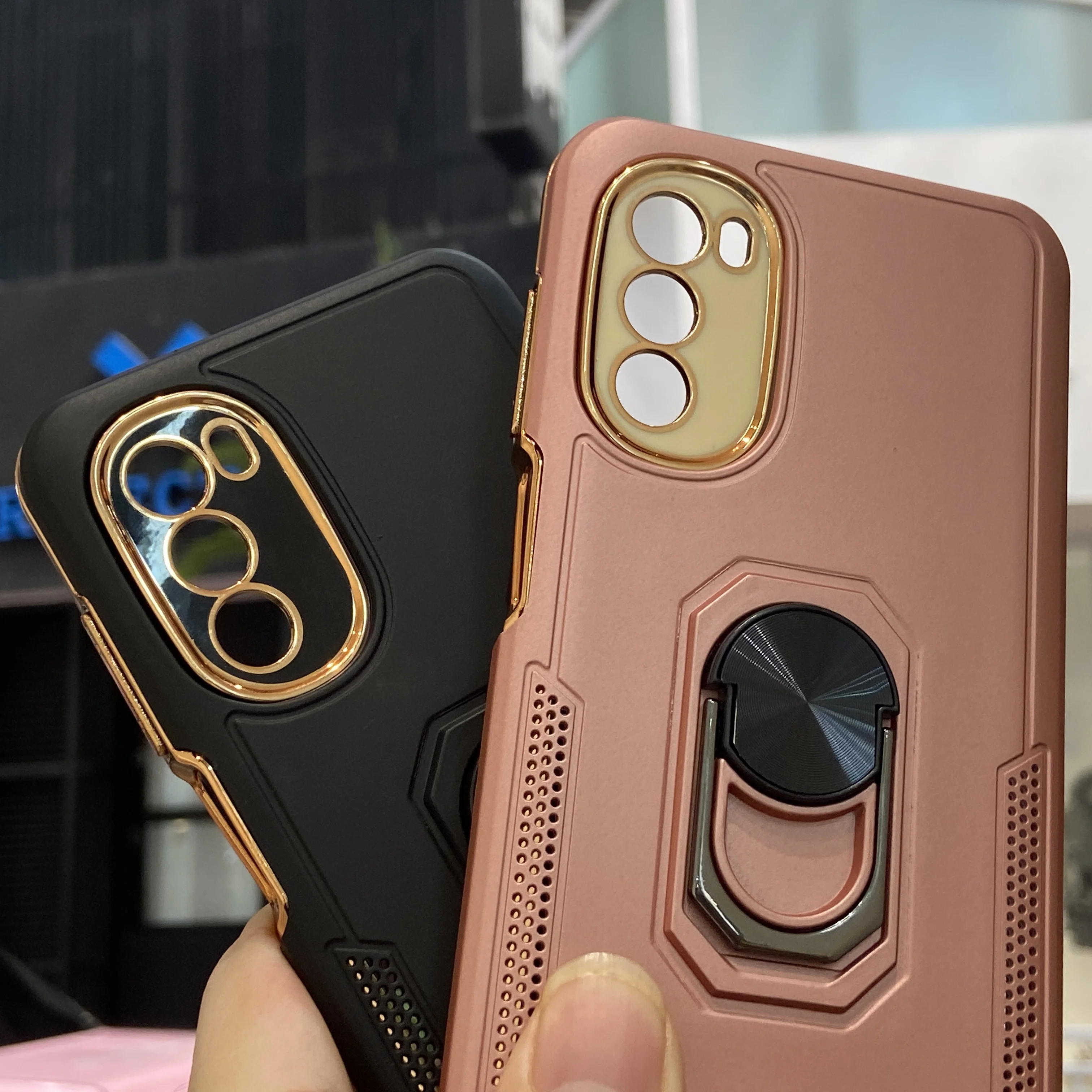 Usa New 360 Degree Full Protection Metal Ring Holder Phone Case Cover ...