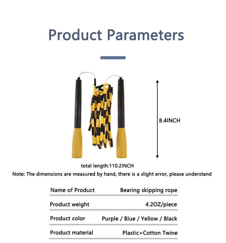 Professional Fitness Aerobics Bamboo Plastic Handle Rope Skipping - Buy ...