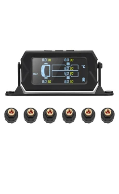 Adjustable Detachable Tpms Tyre Tire Pressure Monitoring System Sensor ...