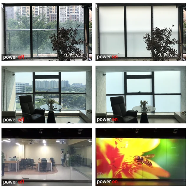 Colored Electrochromic Glass Pdlc Privacy Smart Film Window| Alibaba.com