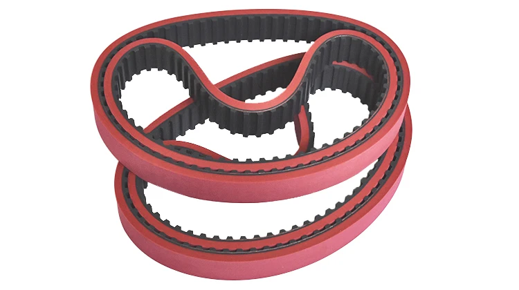 Customizable T10-630 Red Rubber Coating Timing Belt For Conveyor Belt ...