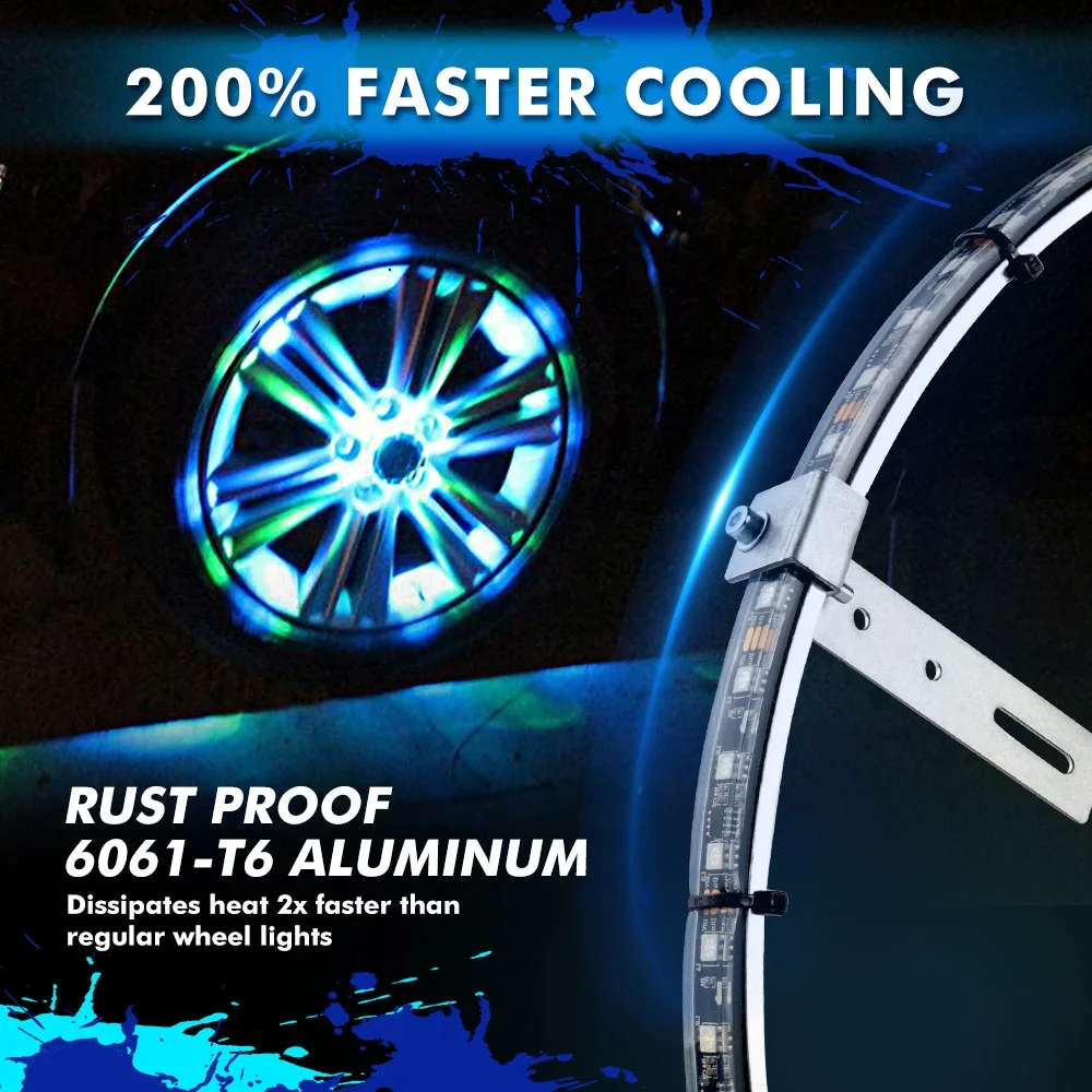 Alibaba.com: BEVINSEE 15.5 Feet' RGB Car Hub Lamp Kit for Cadillac ATS ...