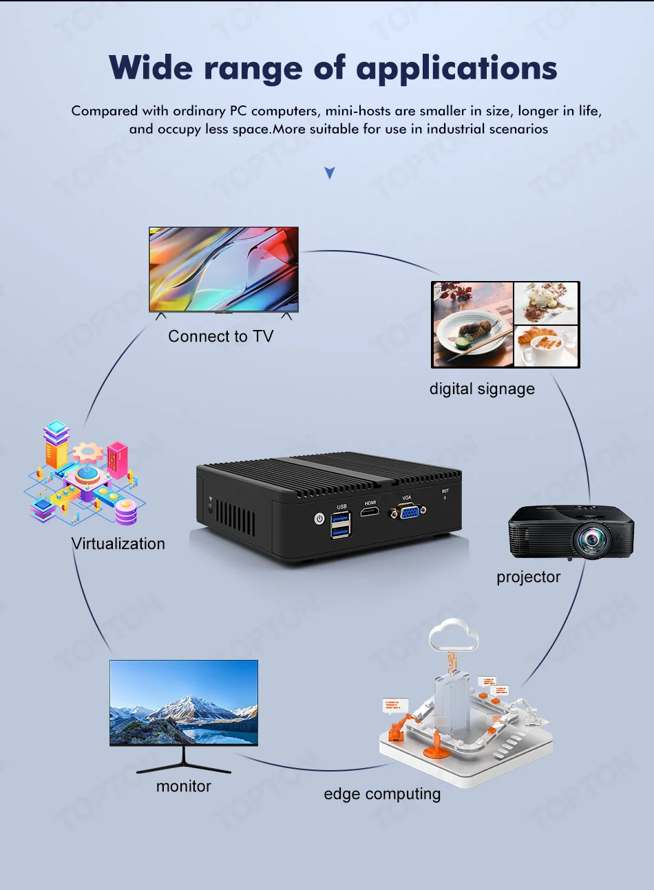 J4125 Motherboard Firewall Mini Pc N4000 Pfsense Machine Vision Ipc Fanless 4 Lan Mini Computer ...