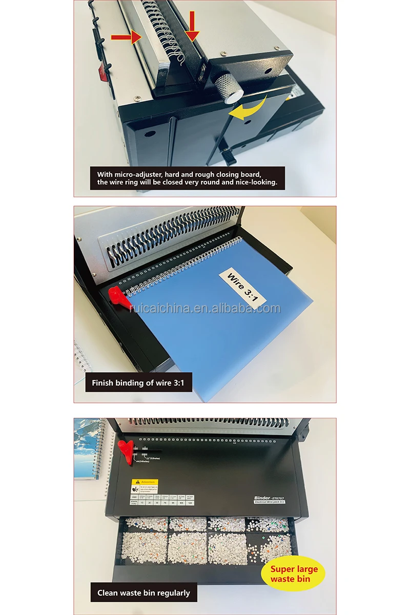 Electric Automatic Note Book Hole Punching & Binding Machine Price