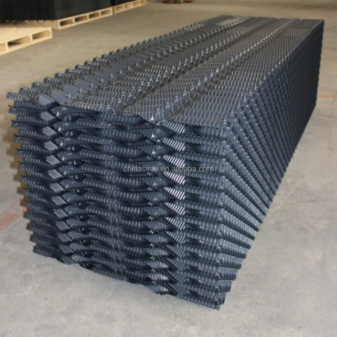 Cooling Tower Fill Pack 1800x600x300mm Of21 Offset Fluted Counter Flow ...