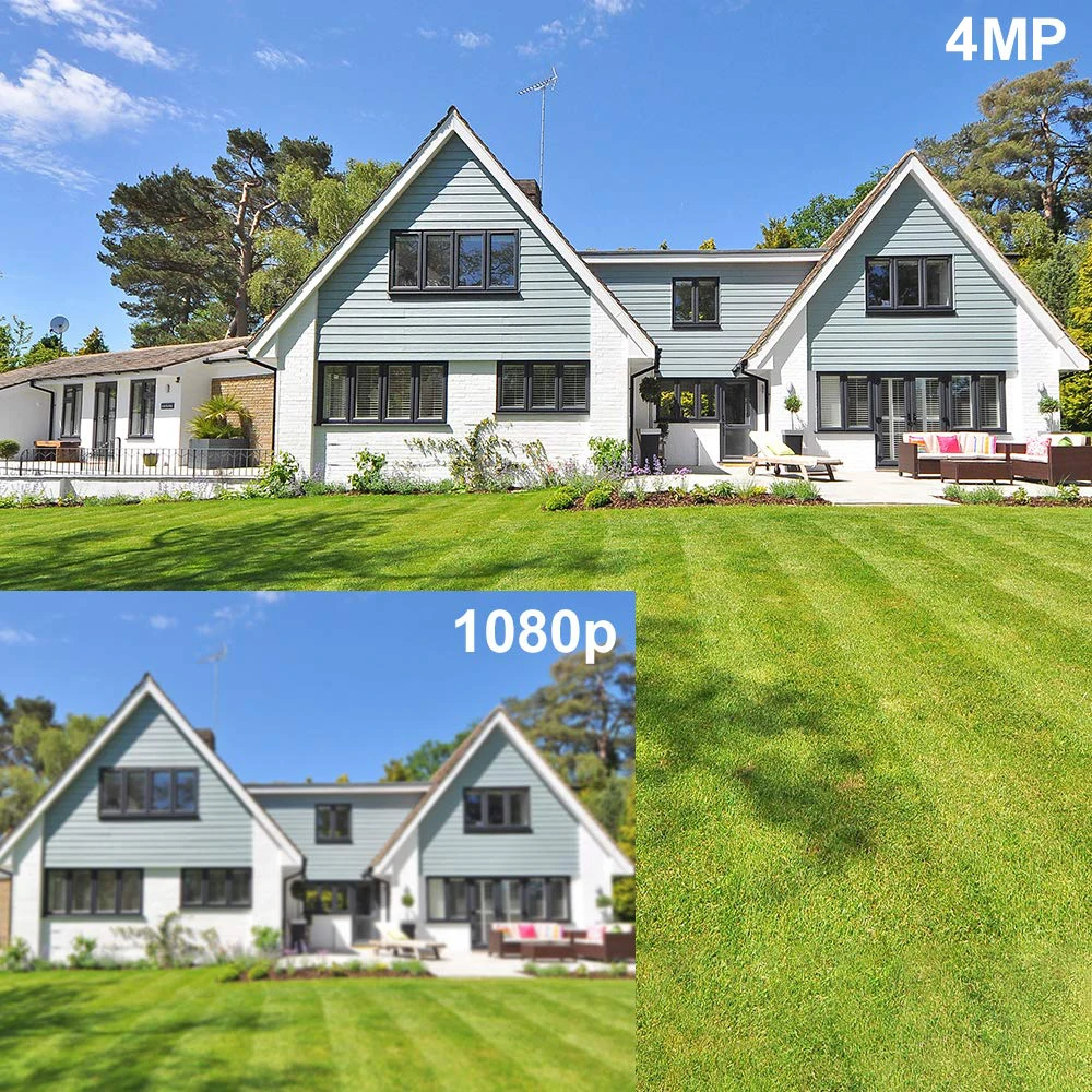 USA Only Anpviz 4MP IP Security Camera with VCA, Human Vehicle ...