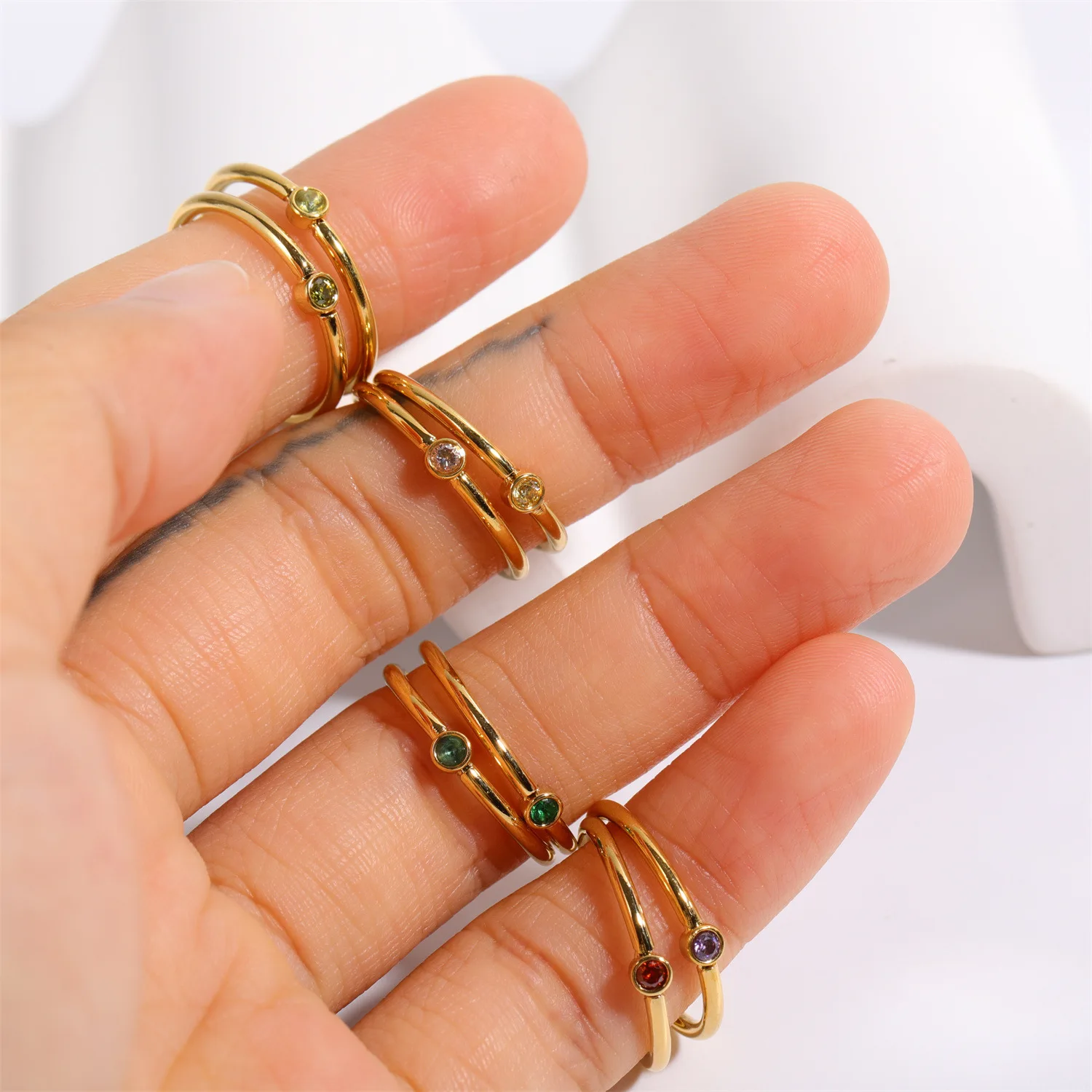 Shop Our Joyas Anillos Fashion Jewelry - 18K Gold Plated