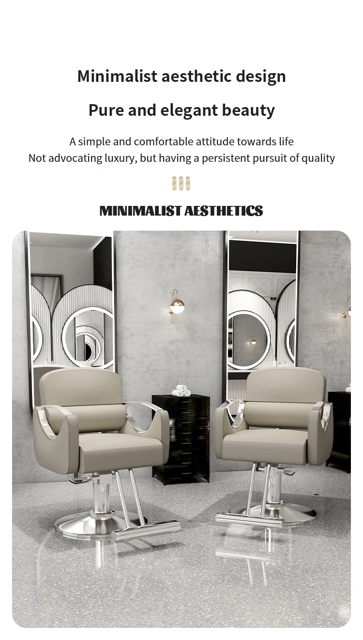 Famous Metal Barber Chairs Lifting And Rotating For Hot Dyeing ...