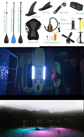 Luxury Night LED Light SUP Board - Paddle at Night Safely