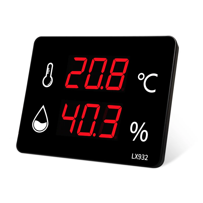 Alibaba.com: LX932-A Digital Thermometer Hygrometer with wall-mounted ...