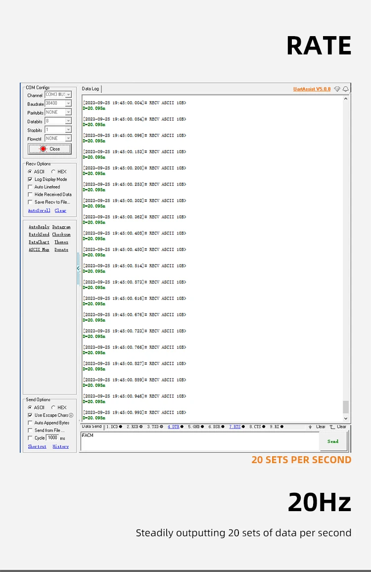 80m Laser Distance Sensor Module 20hz L2s With +-1mm Accuracy ...