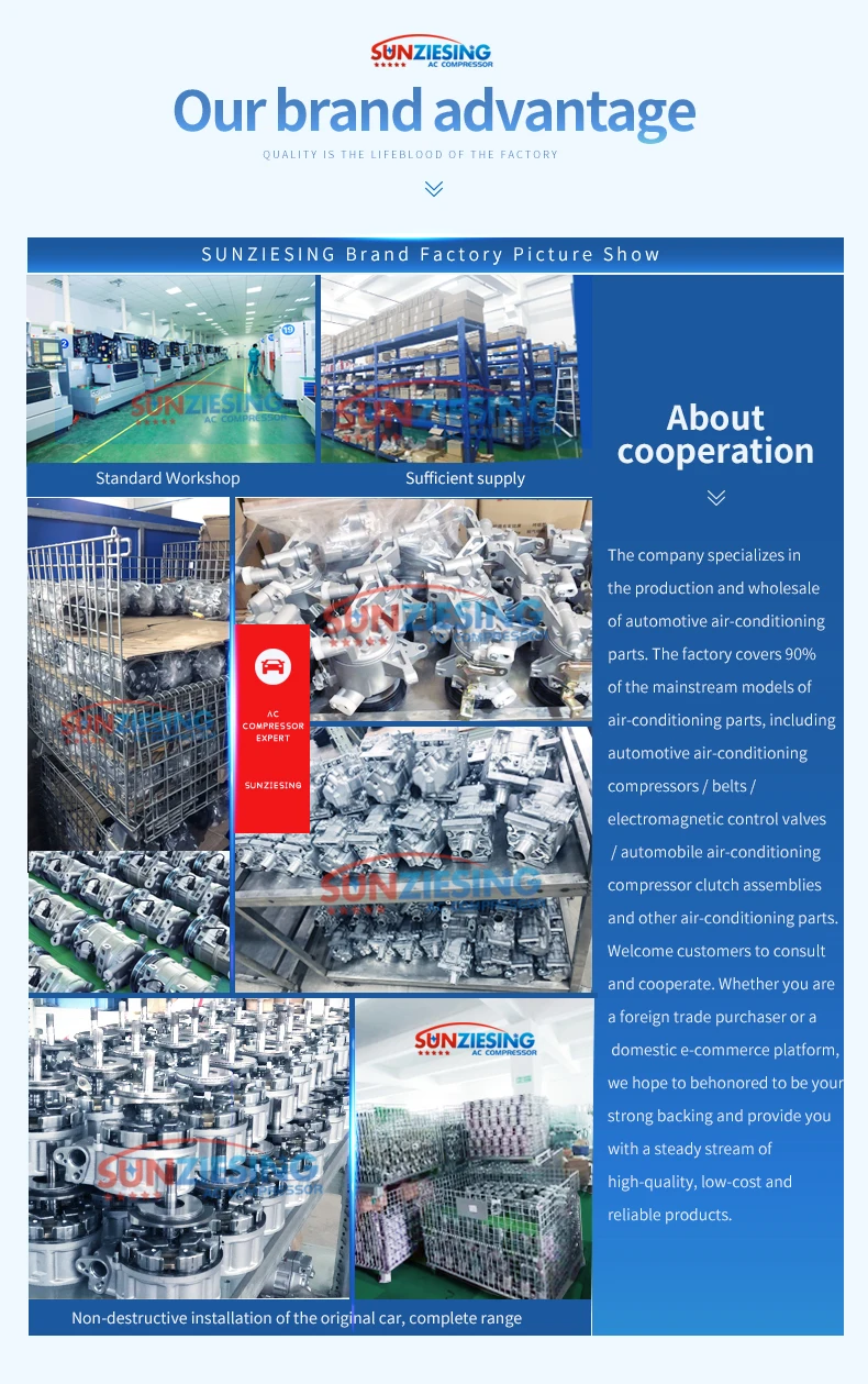 For Porsche BOXSTER CAYMAN 911 7SEU17C AC Compressor 95812601700 ...