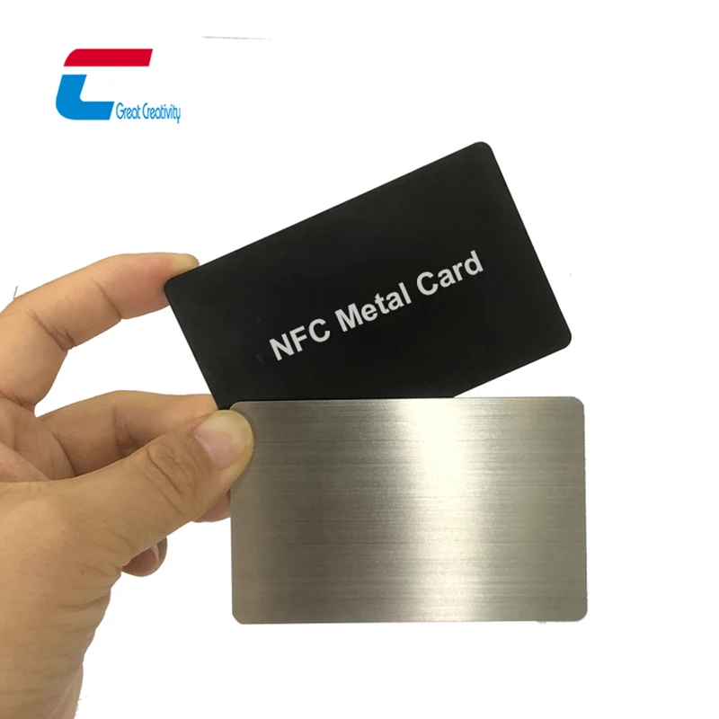 High Quality Smart Metal Blank Card Ntag216 Chip Business Metal Nfc ...