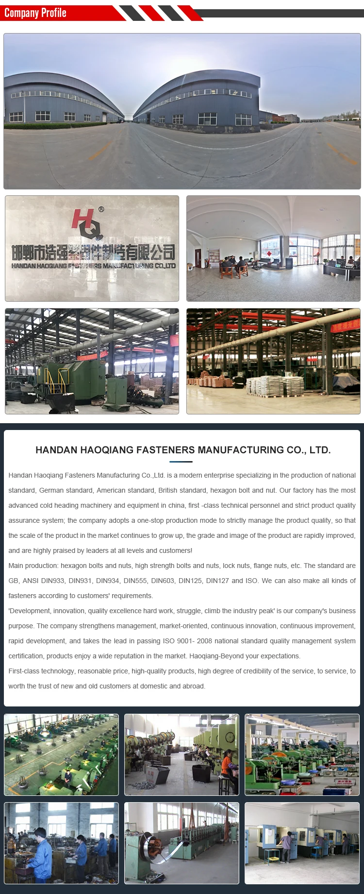Handan Factory Lifting Eye Nuts Hdg Black Oxide Zp Yzp Finish Eye Nuts ...