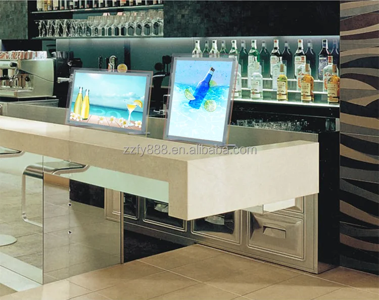 A3 A4 Custom Acrylic Led Photo Frame Menu Board Led Backlit Advertising Crystal Light Box - Buy ...