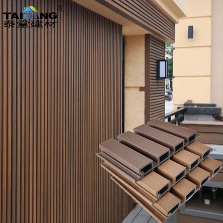 External Cladding Acoustic Plastic Composite Garden Cladding Exterior ...