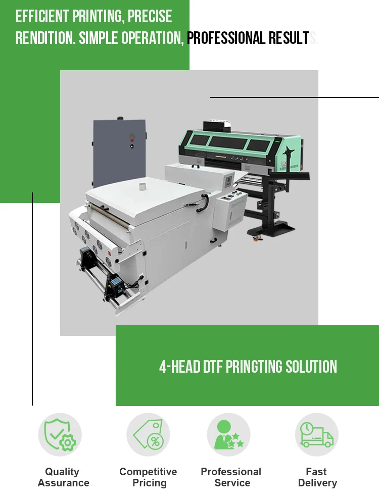 2023 Advanced 4 Head Dtf Printer Xp600 Tshirt Printing Professional Dtf ...