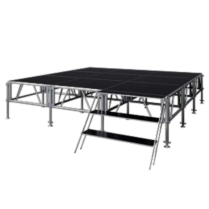 Folding Aluminum Portable Stage Platform Indoor Assemble Stage| Alibaba.com