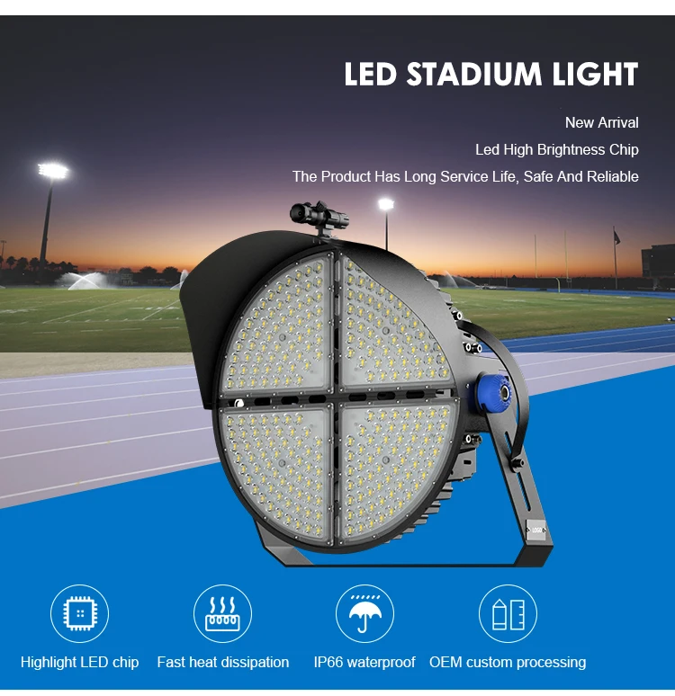 Outdoor Ip66 Soccer Stadium Sports Field Led Flood Light 300w 500w 600w ...