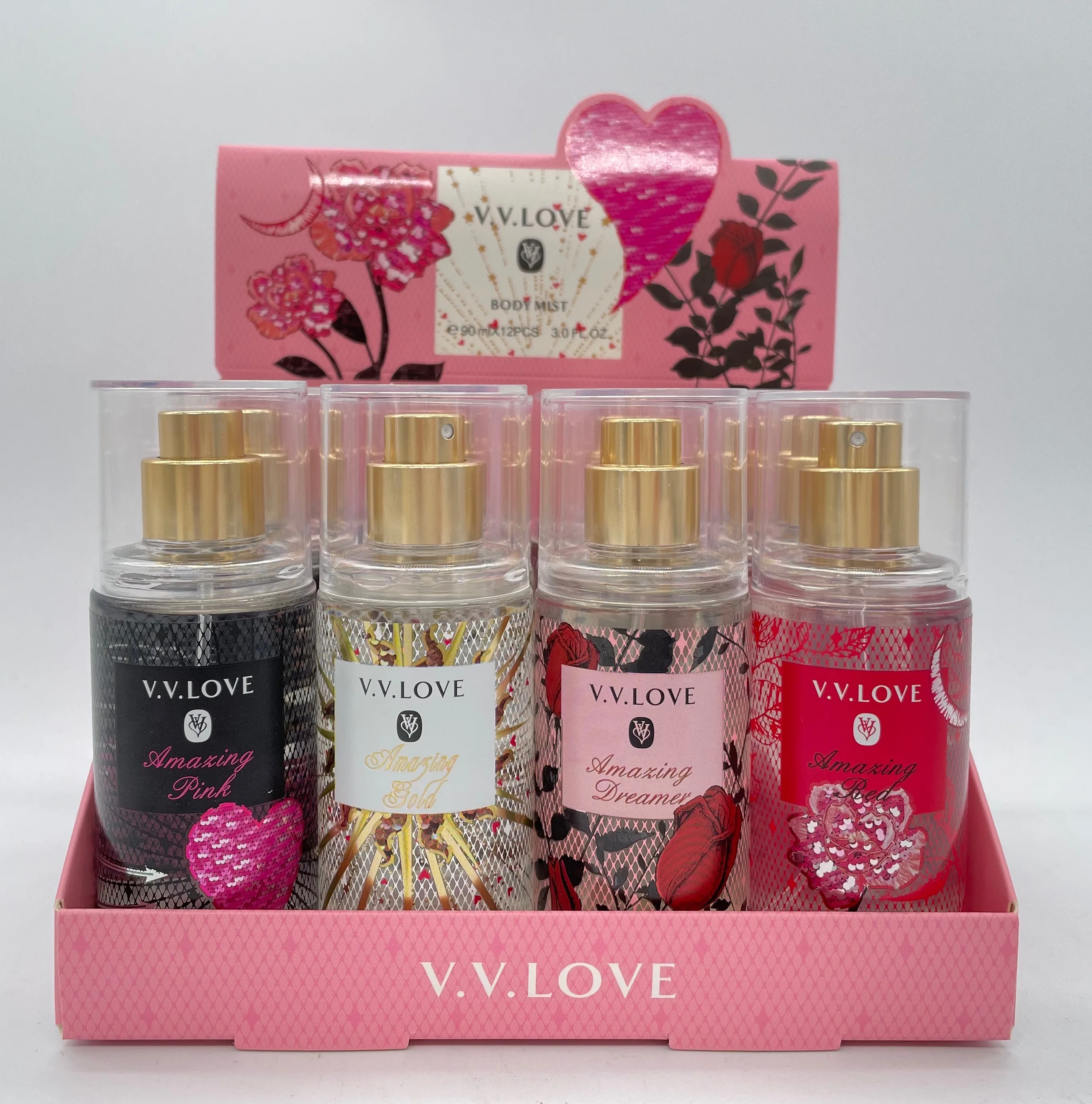 Newest Vv Love Fragrance 88ml Body Mist Travel Spray Mist Mini Smart ...