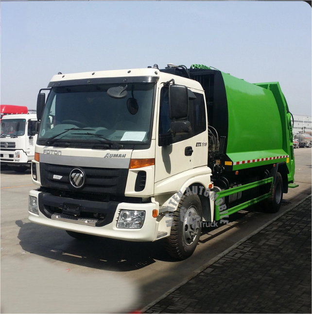 Foton Small New 7cbm 8 Cubic Meters 6tons 7tons 8m3 Compactor Garbage ...