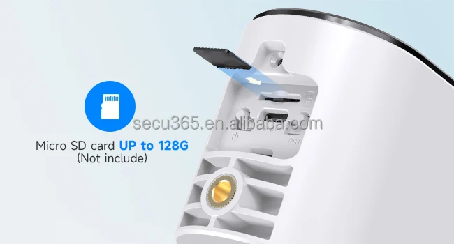 4G Indoor Camera - Ubox with Night Vision & Built-in Siren