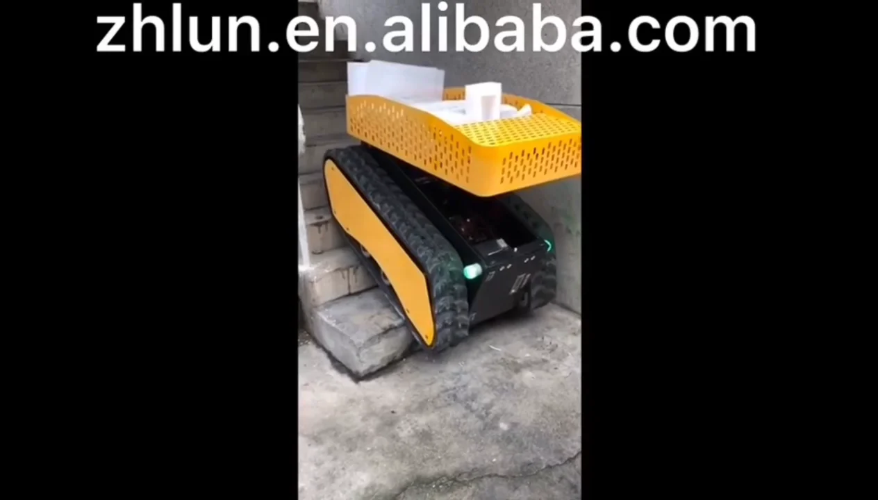 Zhlun Double Track Agv Crawler Carrier Mini Trucks With Slam Laser ...