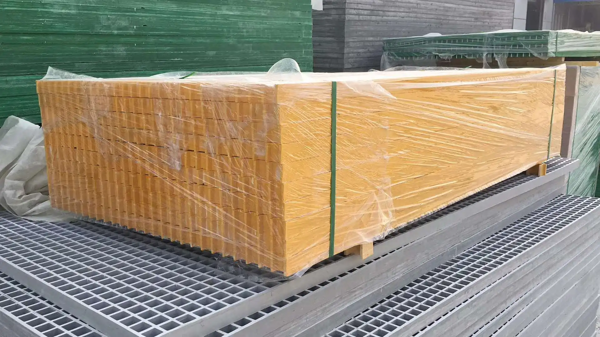 High Strength Composite Fiberglass Frp Decking Solid Pultruded Frp ...