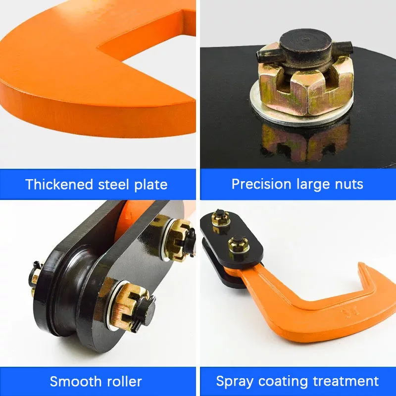 QS Double Steel Plate Lifting Clamps - Heavy-Duty Lifting
