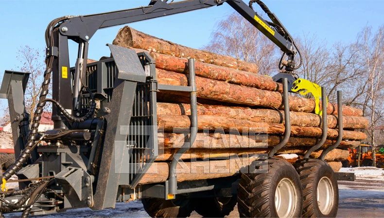 Small Used Log Loader Trailers For Sale Hydraulic Log Trailer For Atv ...