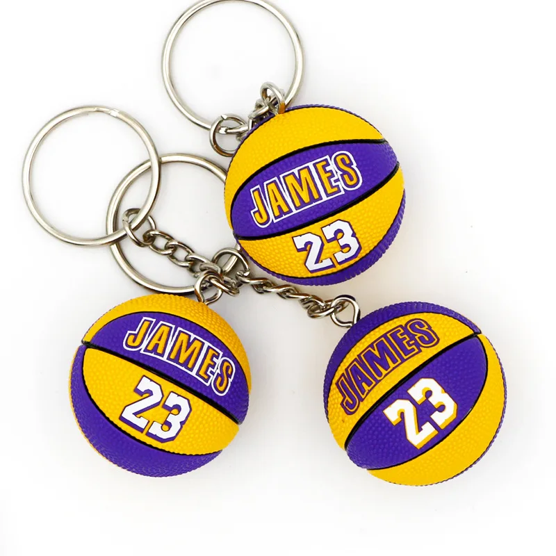 Multi Designs Cheap Basketball Keychain Rubber Promotional Gifts Key ...
