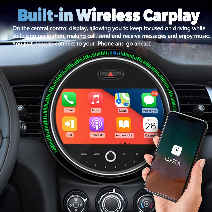 For Bmw Mini F55 F56 Nbt 2014 2015 2016 Multimedia Navigation Stereo ...