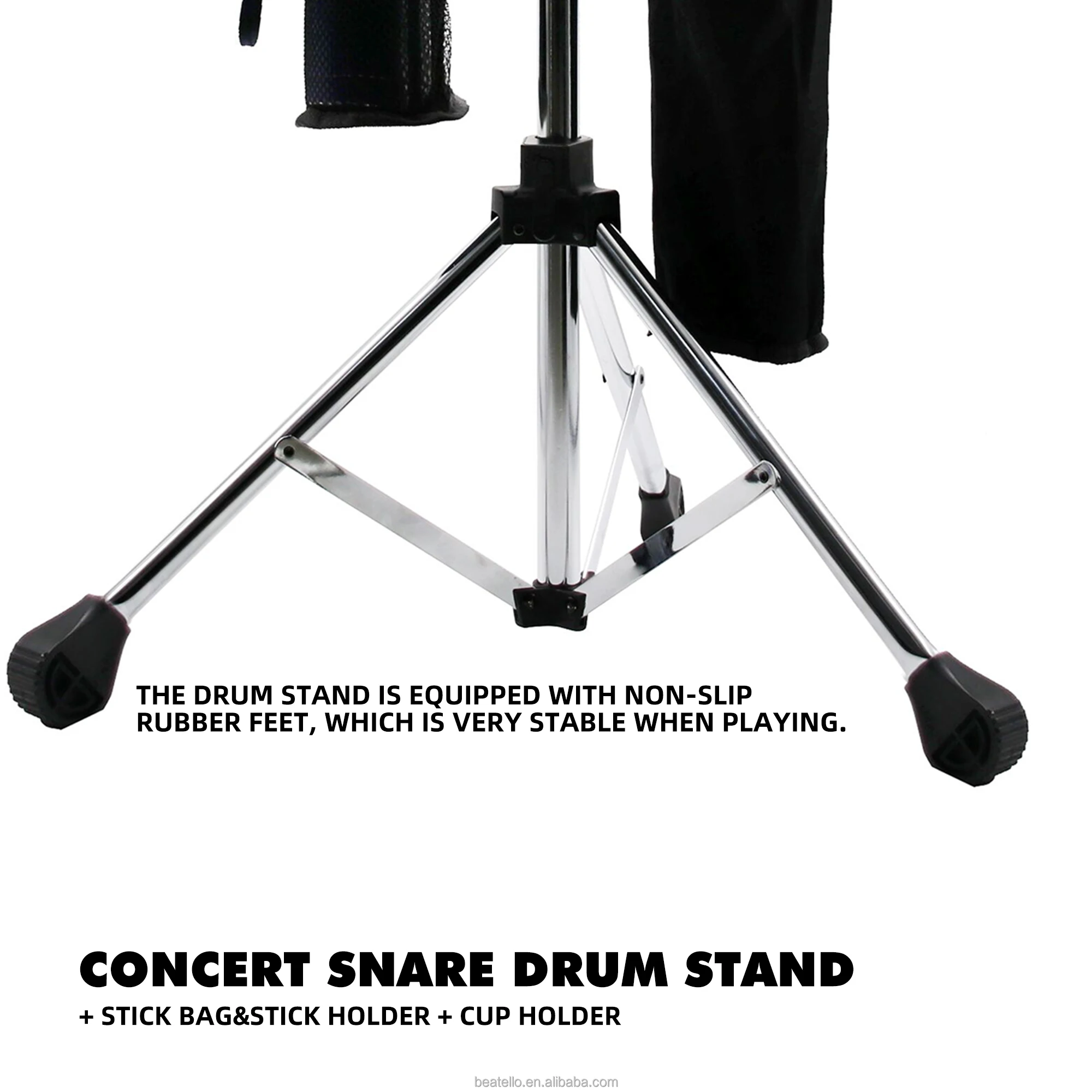 JBK Snare Drum Stand - Adjustable Height Professional Drum Kits