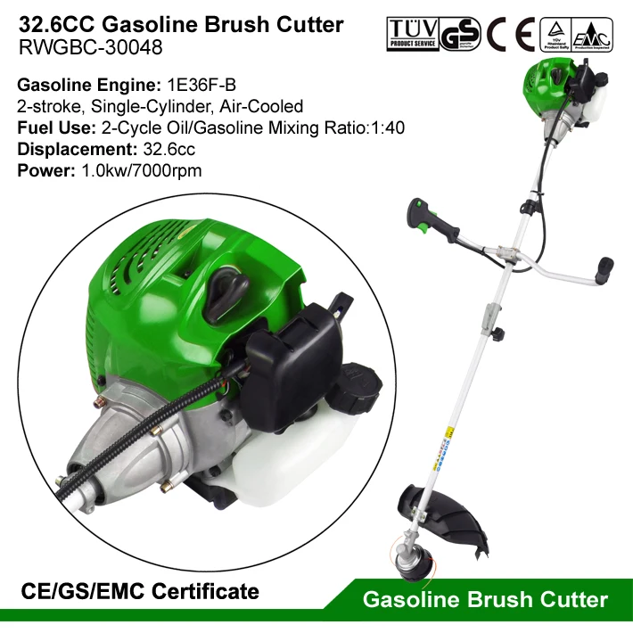 32.6CC Petrol Powered Brush Cutters for Efficient Mowing