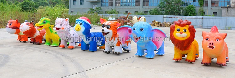Indoor Outdoor Mall Electric Motorized Animals Mountable Children ...