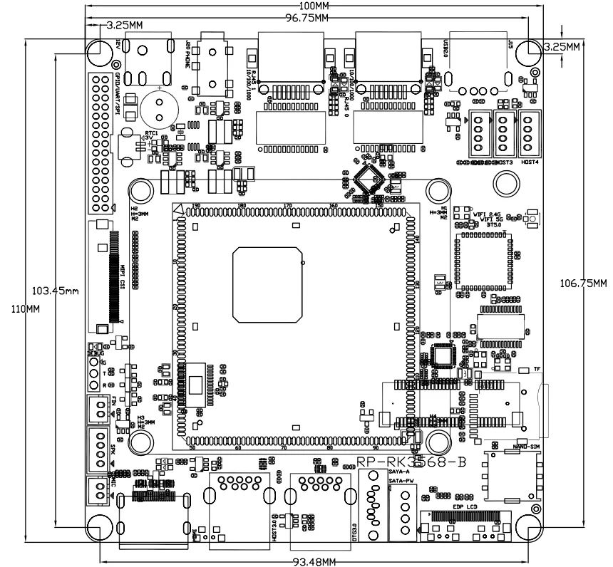 Rockchip RK3568 Development Board - Versatile and Powerful