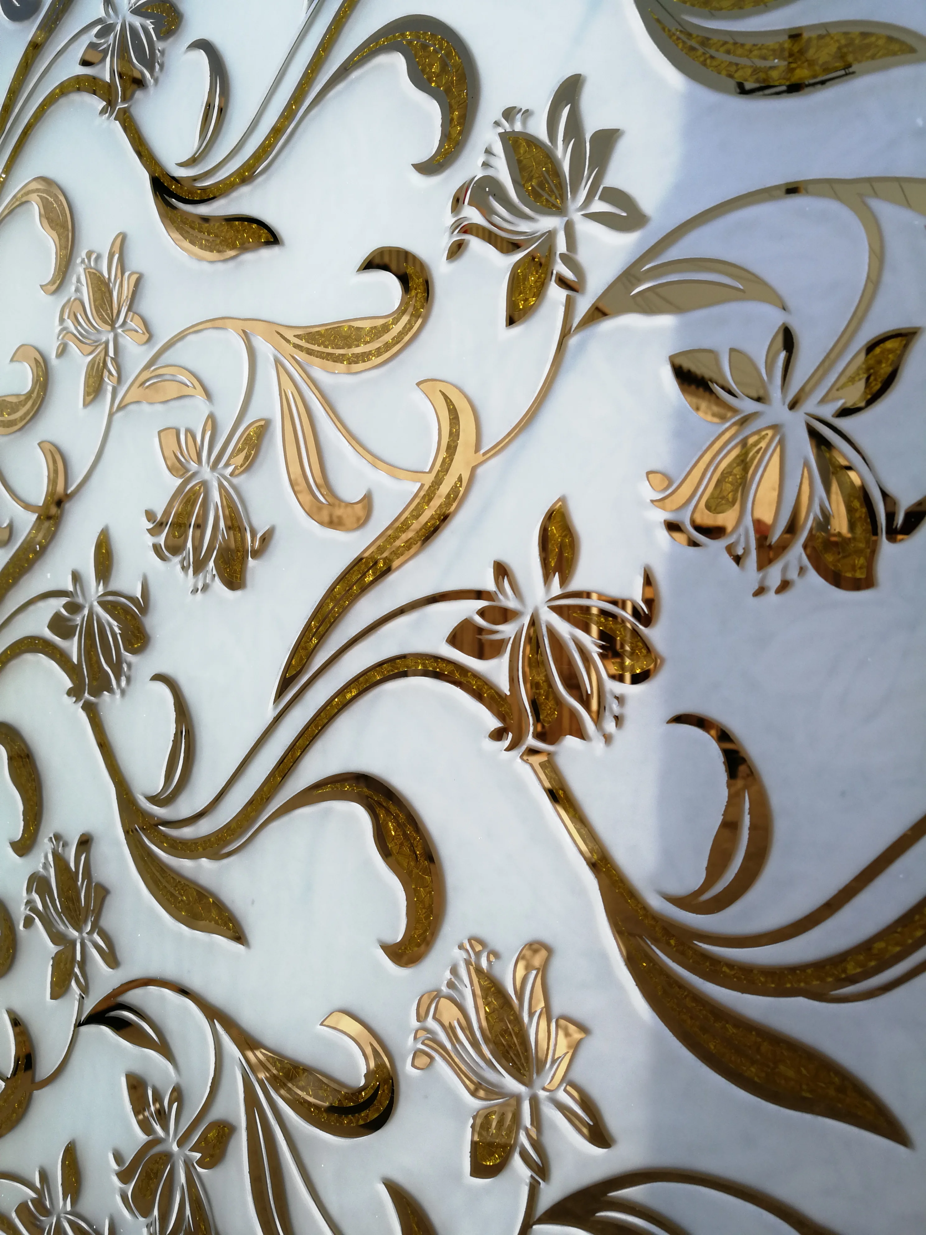 Acid Etched Glass Design