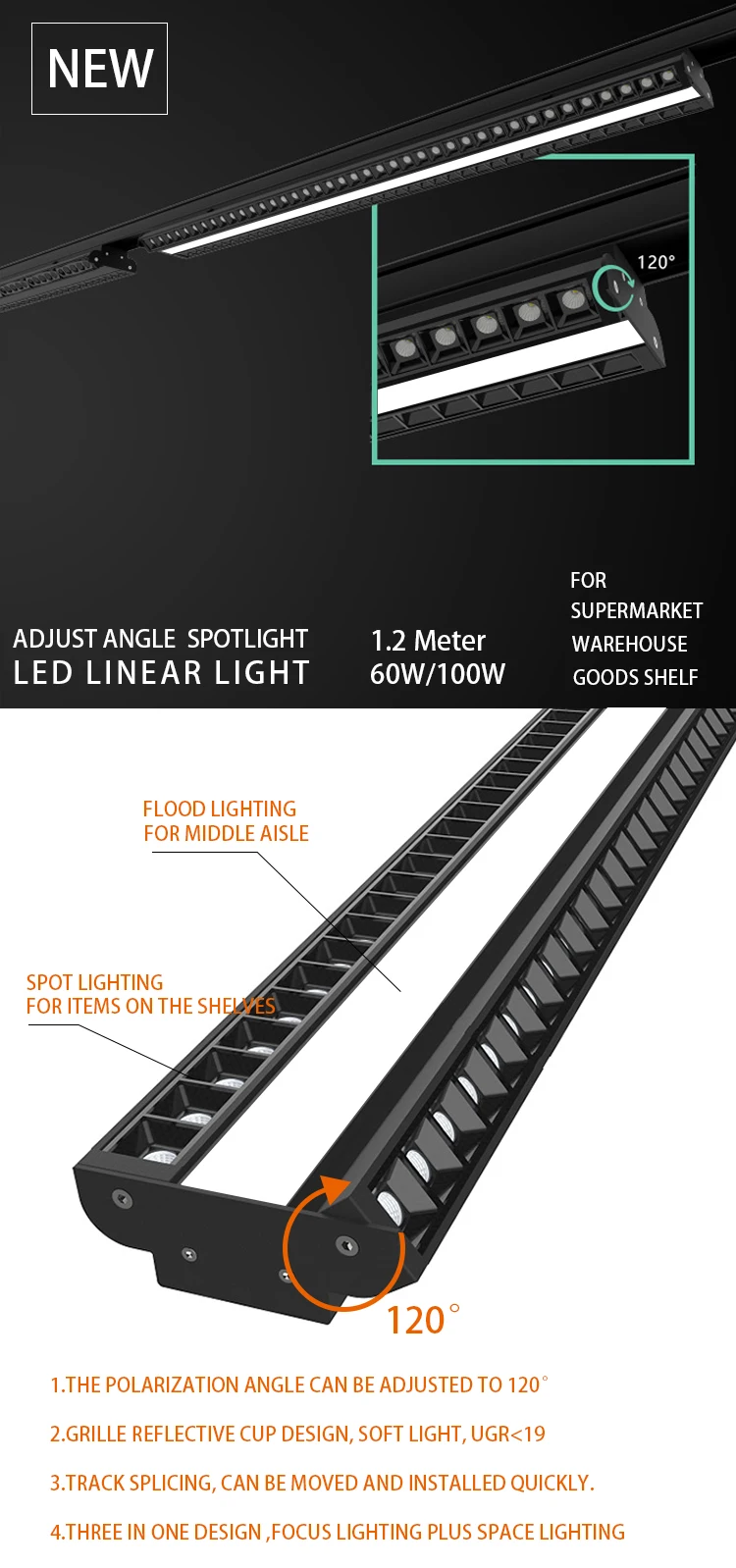 New Led Linear Light Aluminum Ceiling Linear Spotlight Museum Gallery ...
