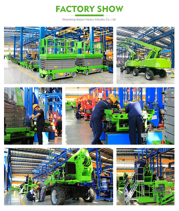 20ft 25ft 250KG MINI Crawler Scissor Lift - Electric & Self Propelled