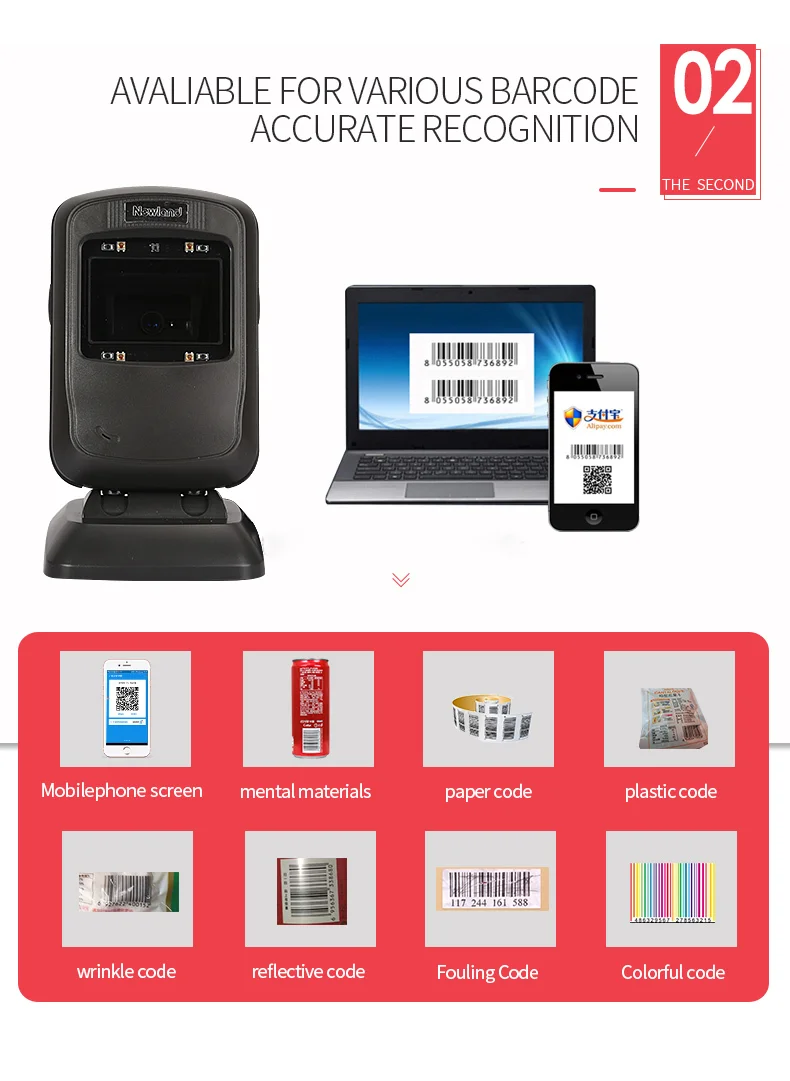 Nls-newland Fr40 Fixed Bar Code Scanner For Cashier Of Supermarkets ...