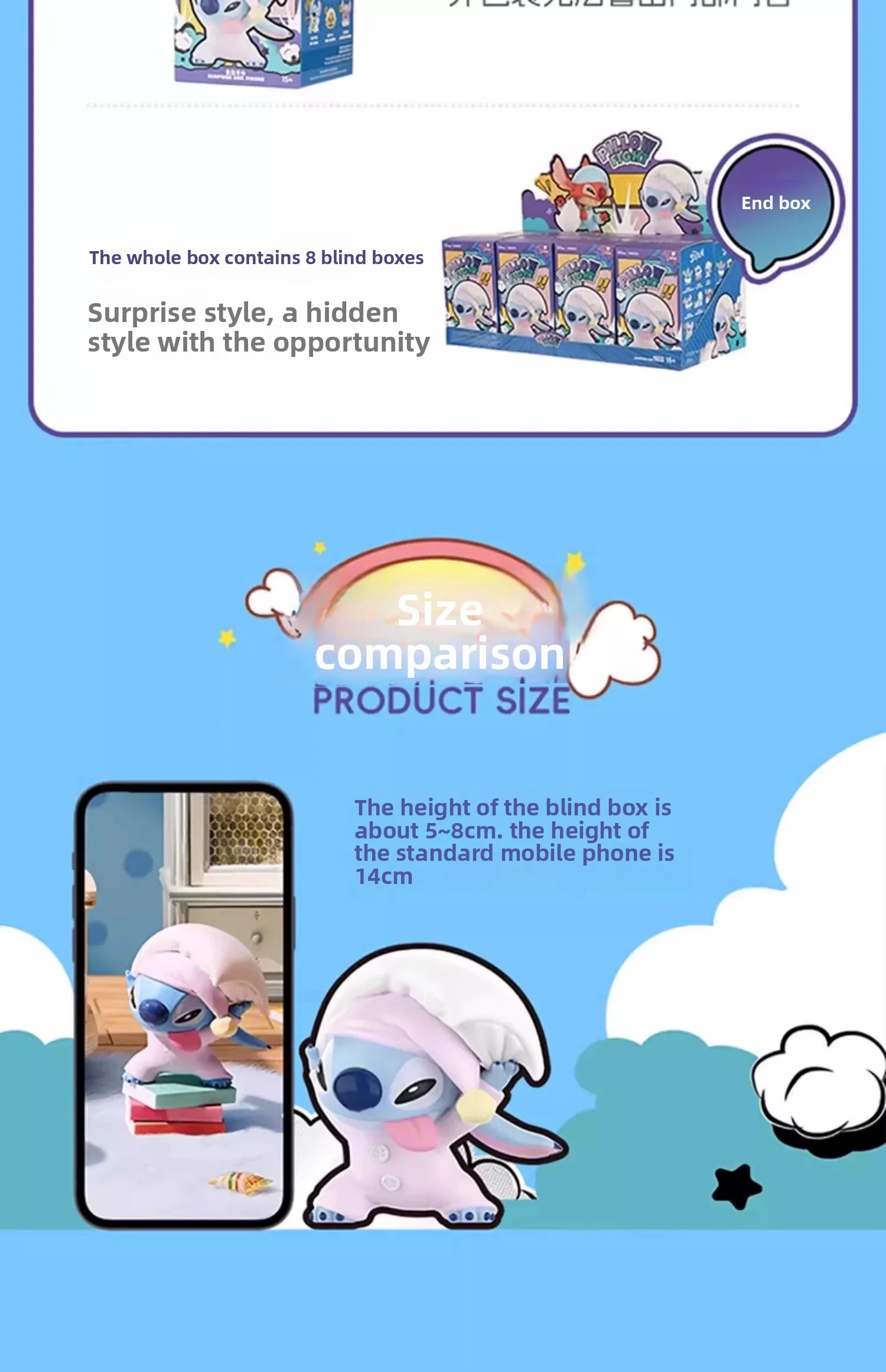 Wholesale Slumber Party Series Stitch Mystery Box Desktop Decoration ...