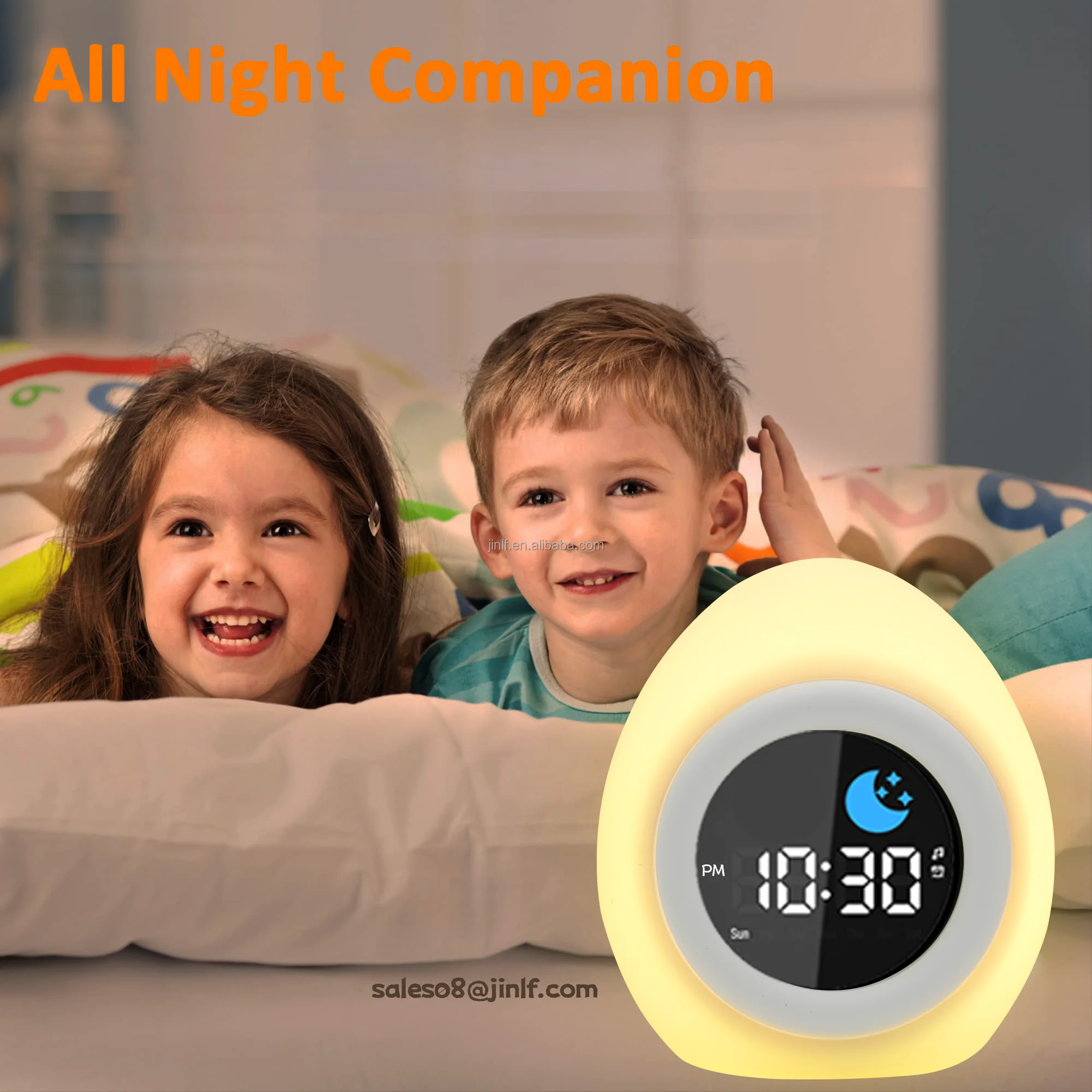 Wake up Emoji - Cute LED Lamp with Alarm Clock Function