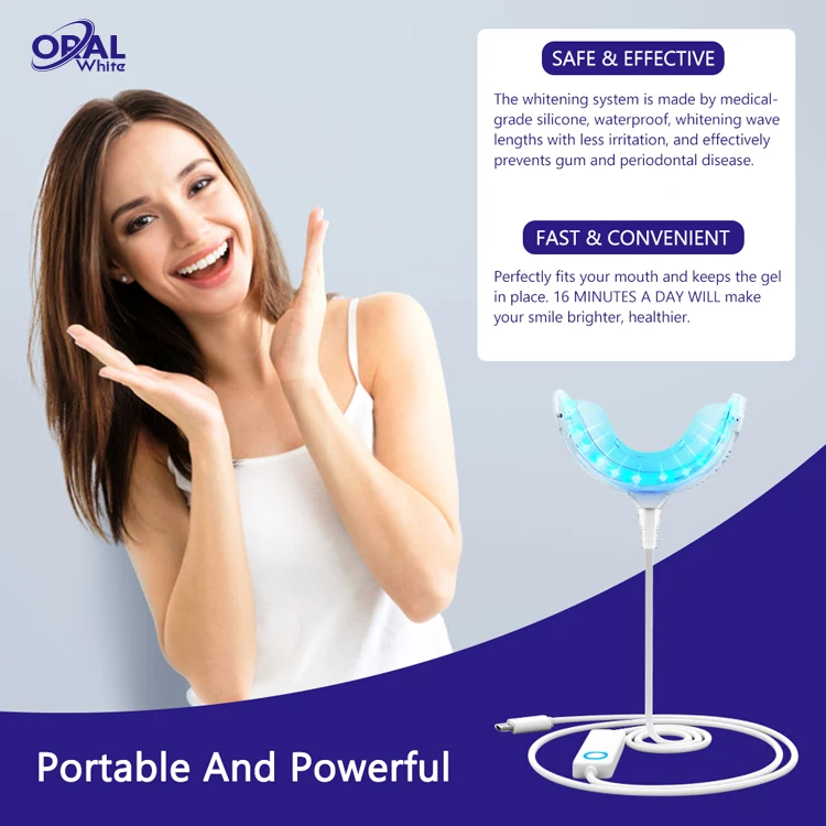 Wholesale Professional Bleaching Home Dental 16 Led Light Strip Teeth ...