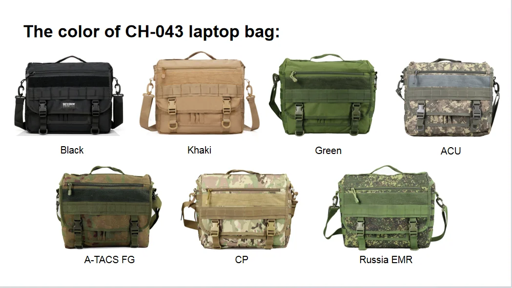 Outdoor Laser Cut Tactical Molle Shoulder Bag Waterproof Messenger ...